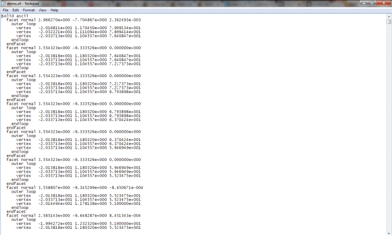 Converting ASCII STL files to binary – SteelCity Electronics